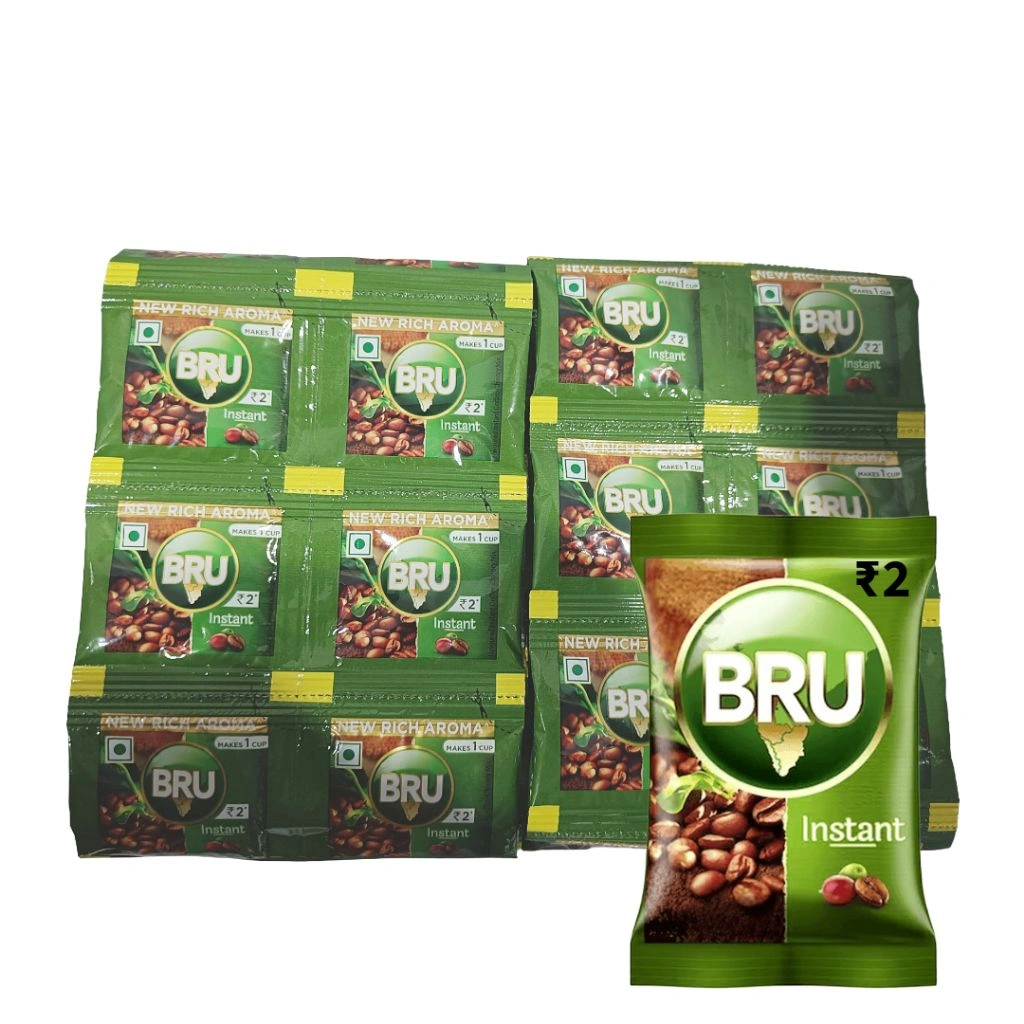 BRU Coffee Instant Coffee Sachet -₹2 (Pack Of 144)