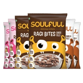 Tata Soulfull Ragi Bites - (Combo pack, 6 units) - 180g