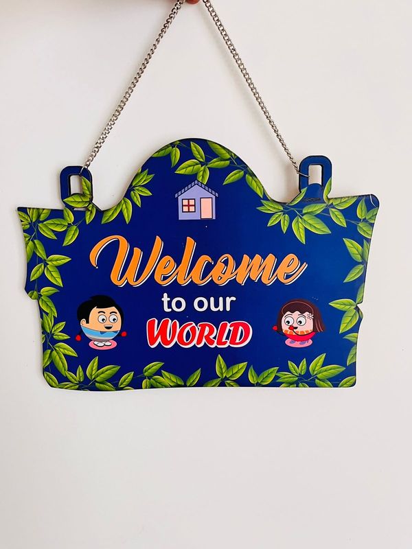 Wooden Wall Hanging - Welcome