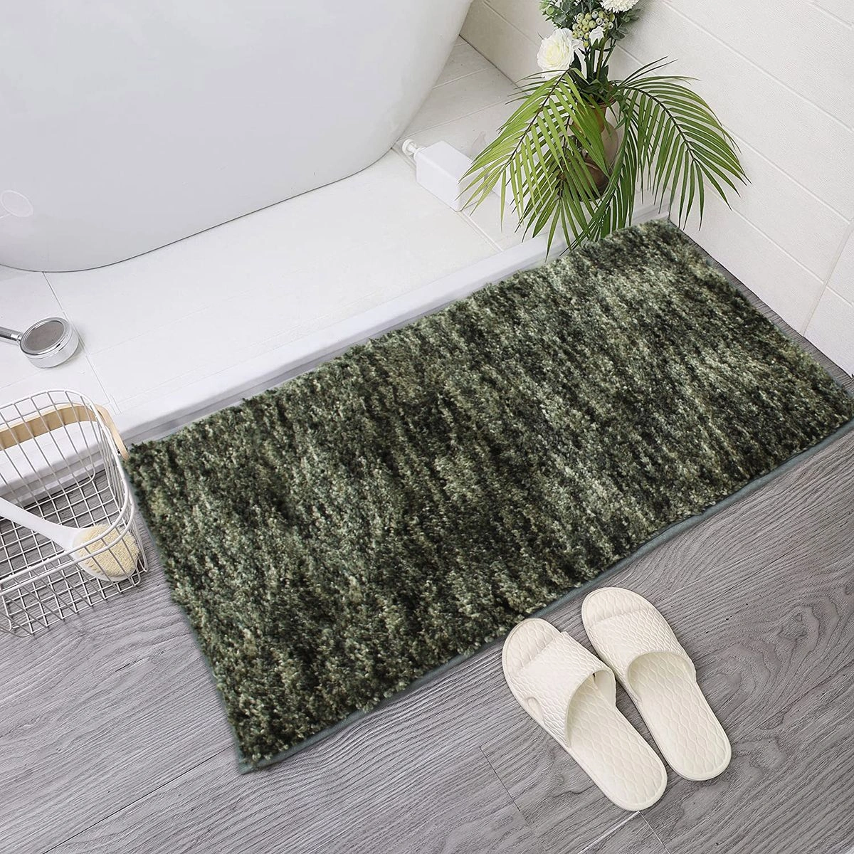 Doormat for Home Entrance, Non-Slip Washable Rubber Door Mat, Eco ...