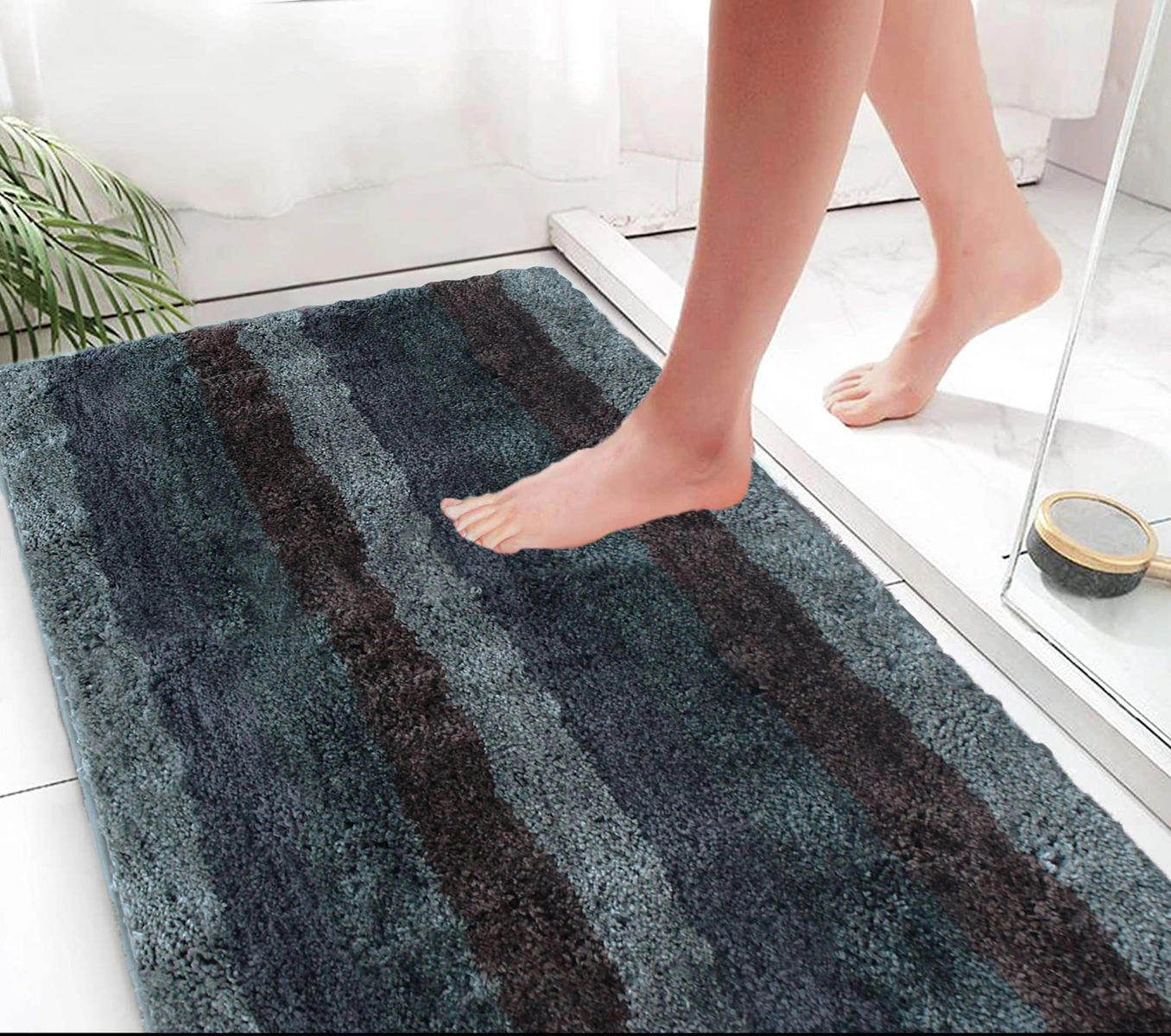 Doormat for Home Entrance, Non-Slip Washable Rubber Door Mat, Eco ...