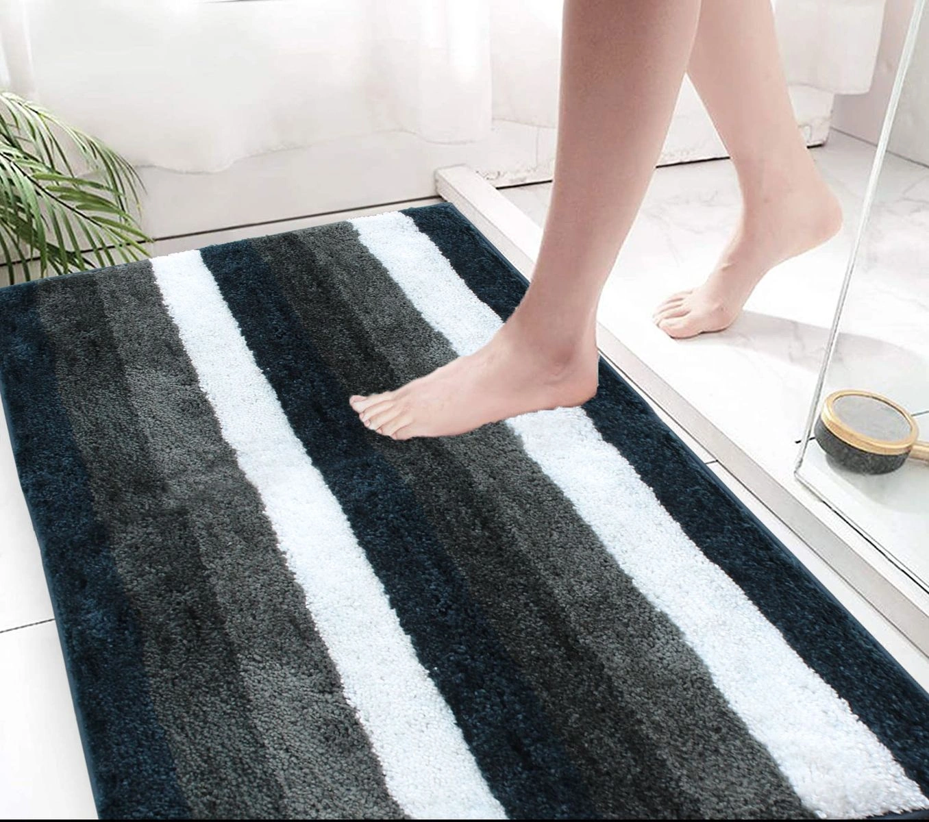 Doormat for Home Entrance, Non-Slip Washable Rubber Door Mat, Eco ...