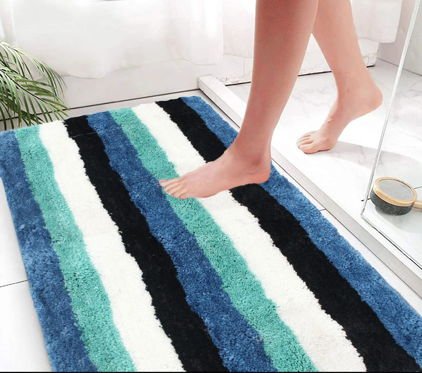 Doormat for Home Entrance, Non-Slip Washable Rubber Door Mat, Eco ...