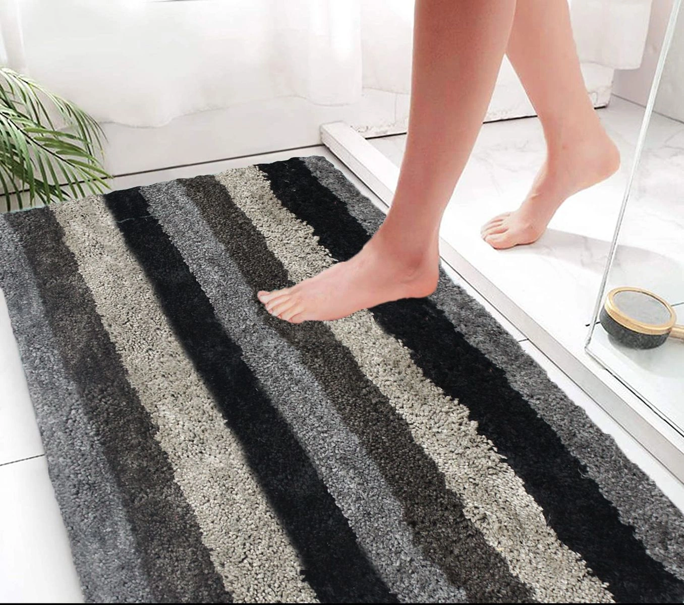 Doormat for Home Entrance, Non-Slip Washable Rubber Door Mat, Eco-Friendly Coir Doormat, Bathmat ...