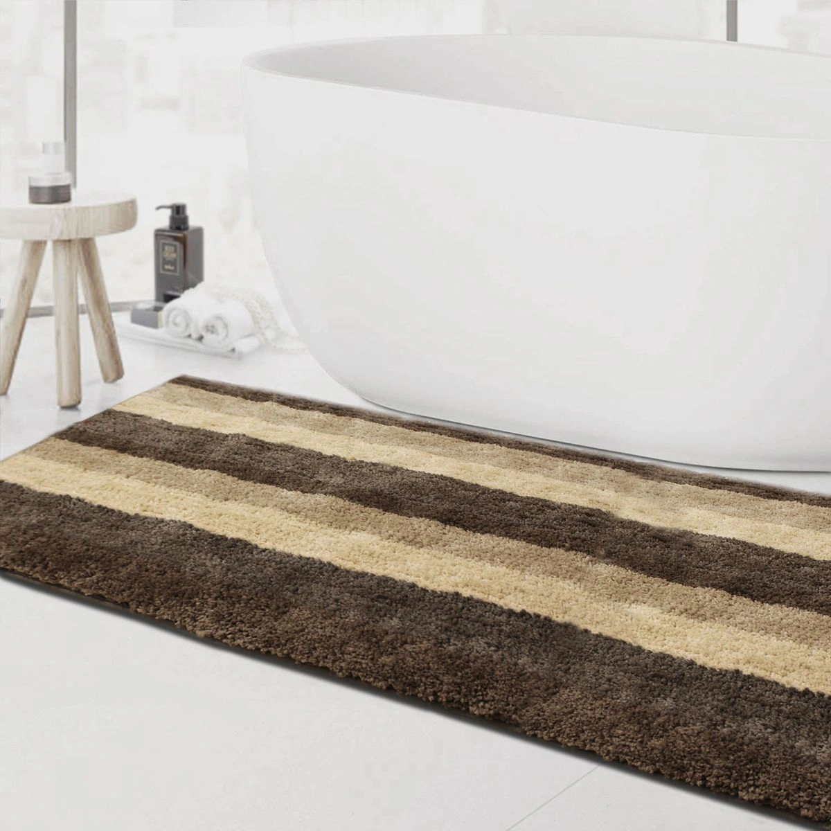 Runner Jaricho Microfiber 2500 GSM Anti-Skid ( 2Ft x 5Ft , Amber , Pack ...