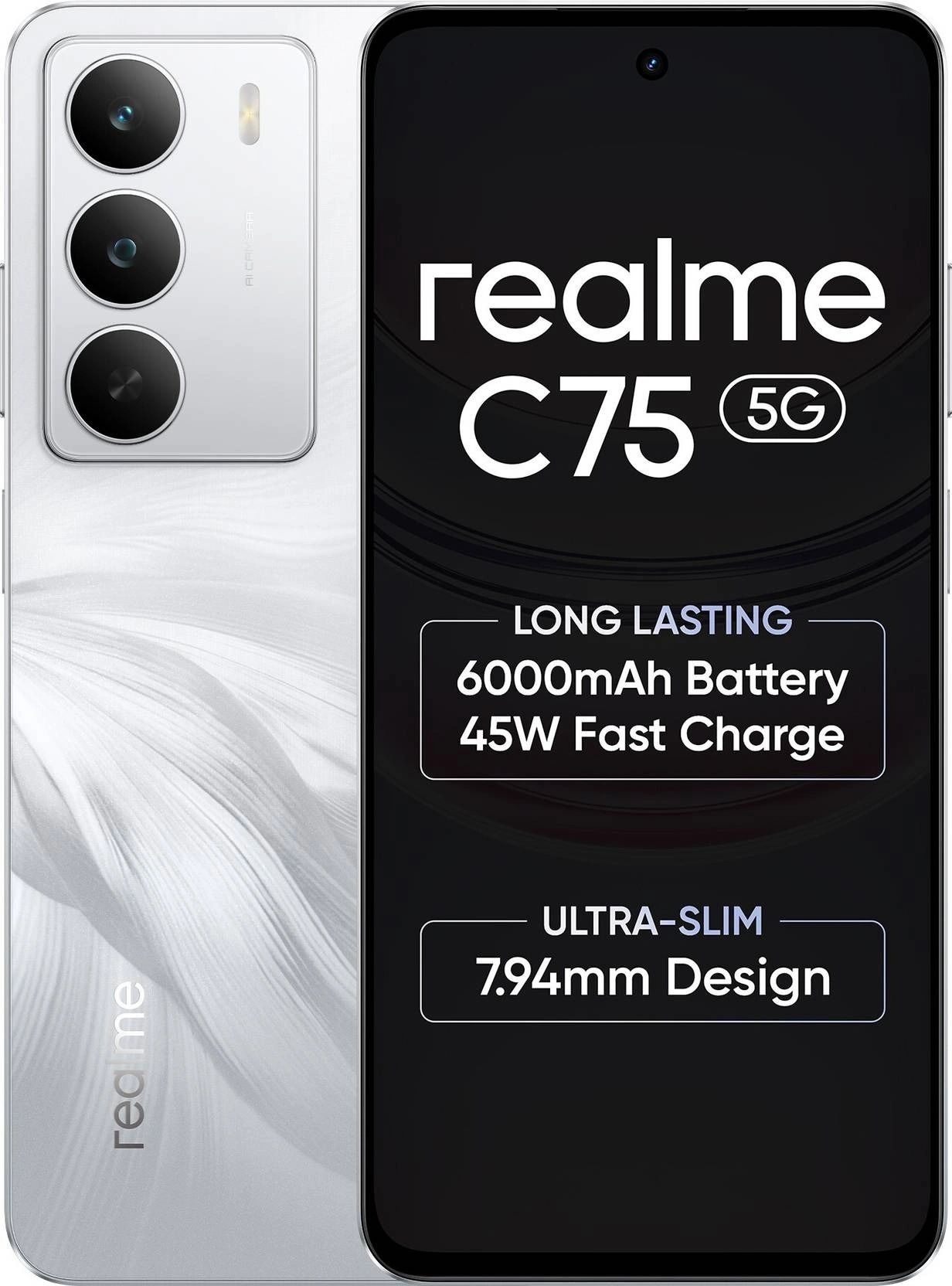 Realme C75 5G (Purple Blossom, 128 GB) (4 GB RAM)