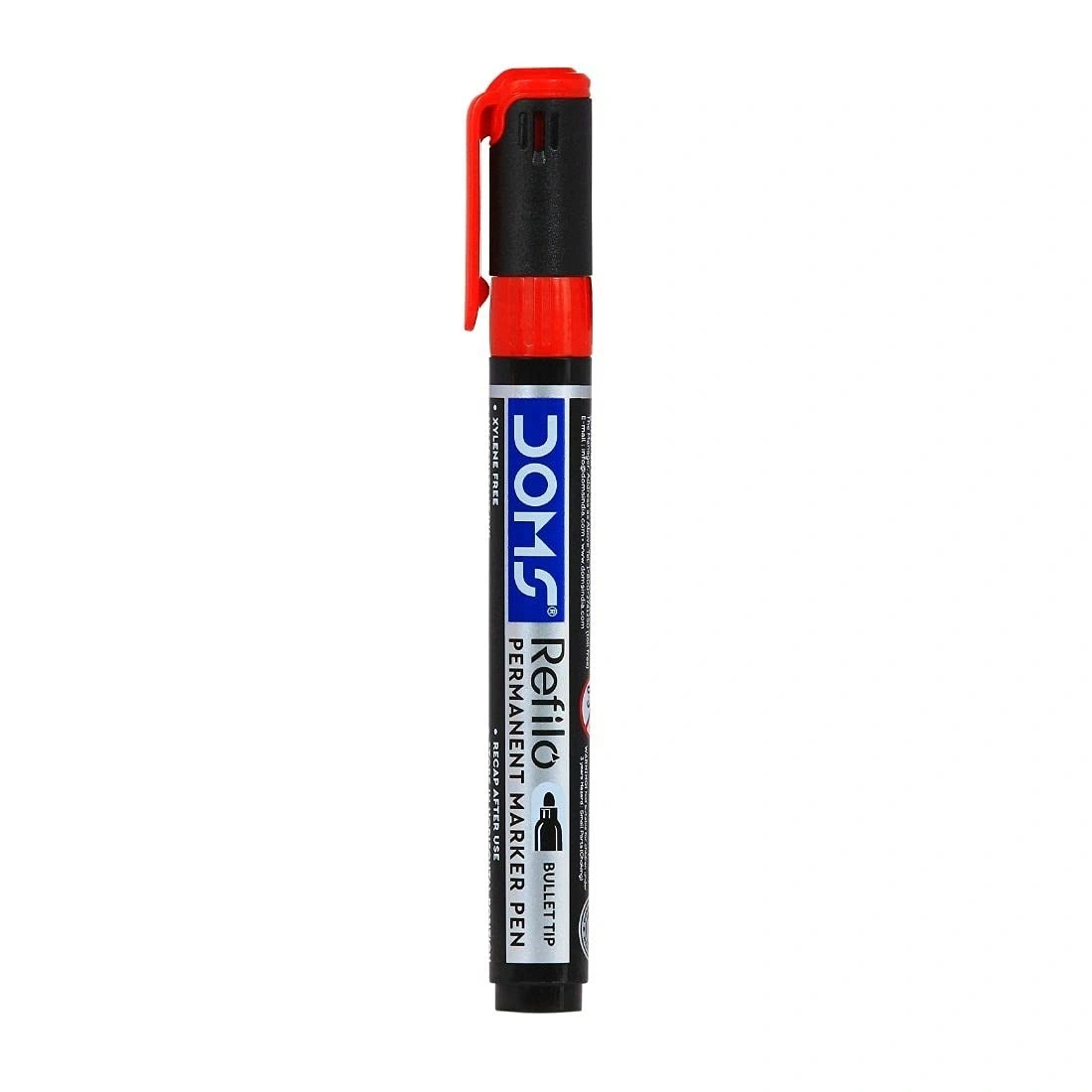 Doms Refilo Permanent Marker Pen Red Colour