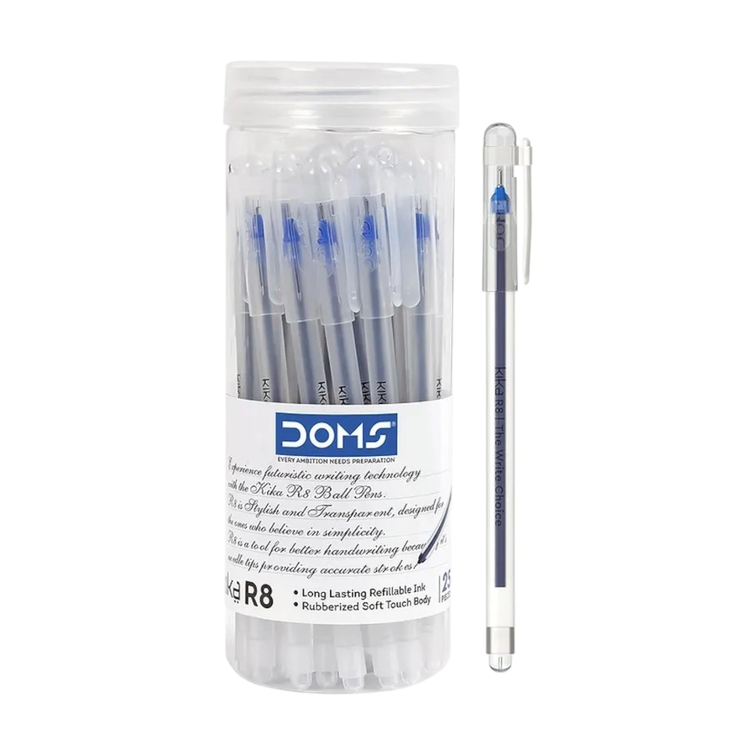 Doms Kika R8 Ball Pen Pack of 25 Pieces