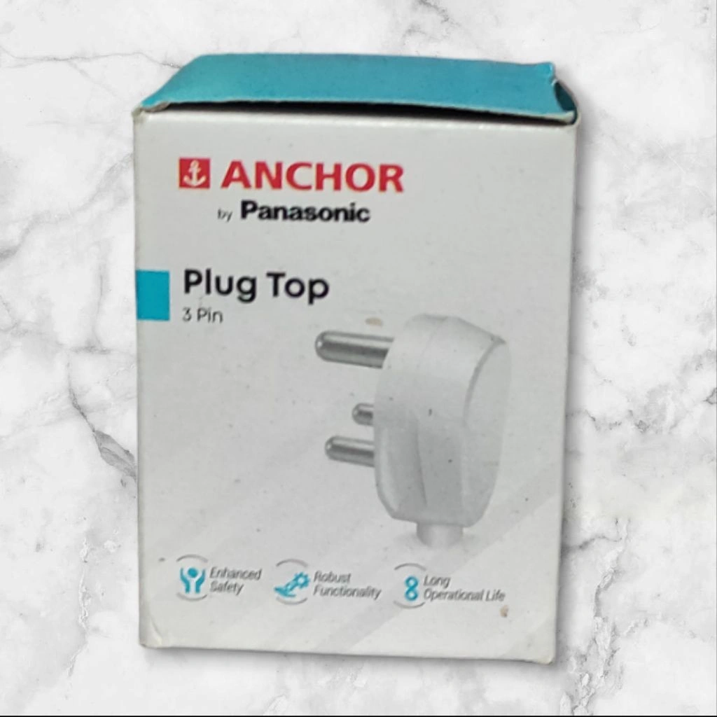 Anchor Super Plug Top 3 Pin , White 16A, 240V