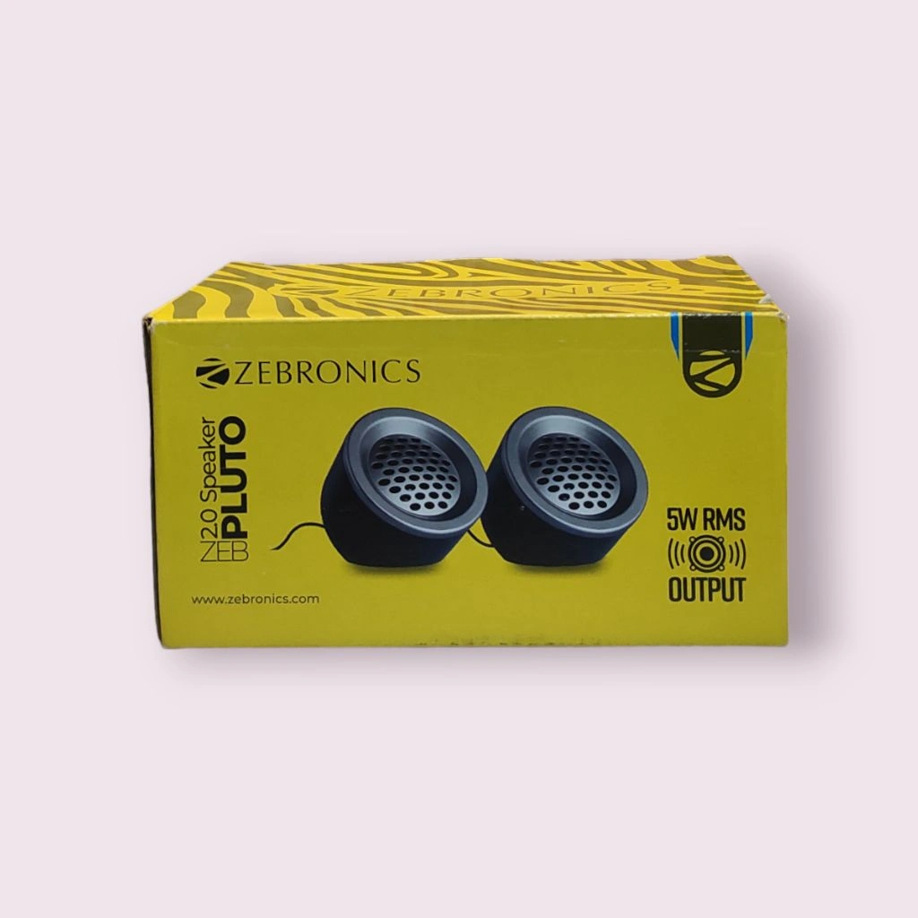 Zebronics 2.0 Speaker Zeb Pluto 5W RMS