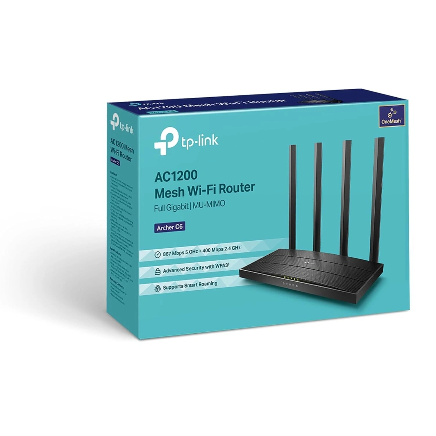 TP Link AC1200 Mesh Wi Fi Router Speed up to 867 Mbps 5 GHz + 400 Mbps ...