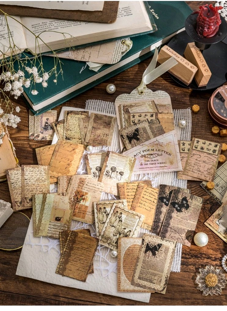 Kraft Paper Sticker Pack - Lacy Poem