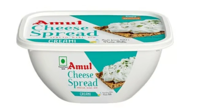 Amul Cheese Spread Creami, Made from 100% Pure Milk, 180gm
