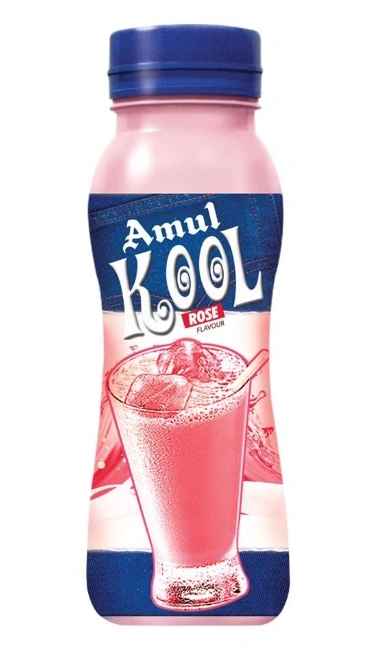 Amul Kool Rose Flavour, 180ml(Pet Bottle)