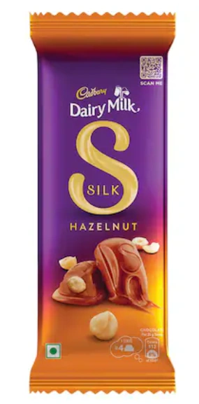 Cadbury Dairy milk Slik, Hazelnut Chocolate- 58gm