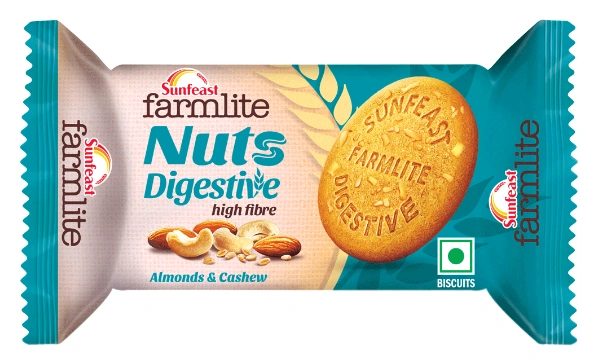 Sunfeast Farmlite Nuts Digestive High Fibre Biscuits-100gm