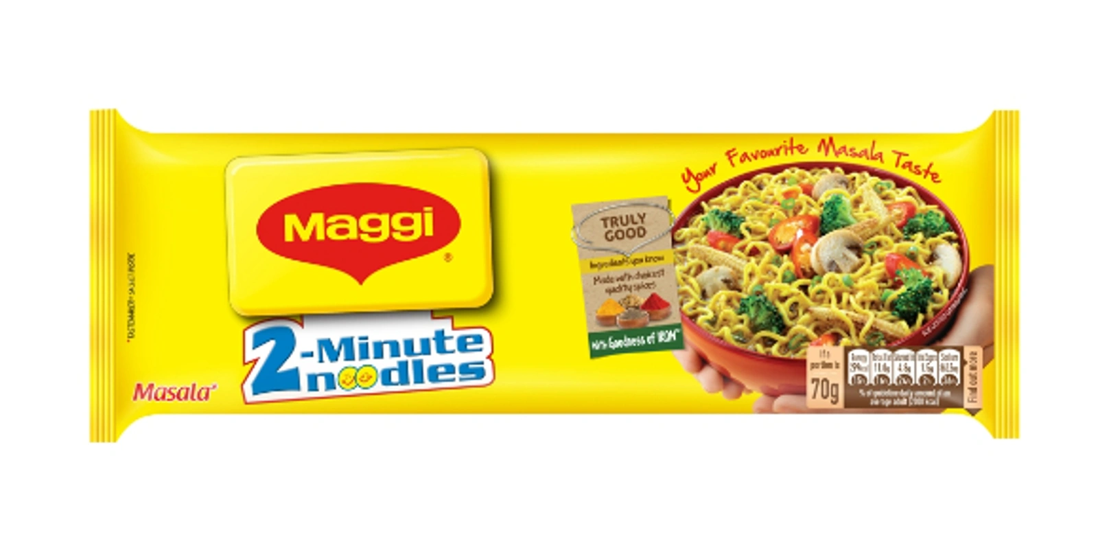 Maggi 2-Minute Masala Instant Noodles, 6 pack
