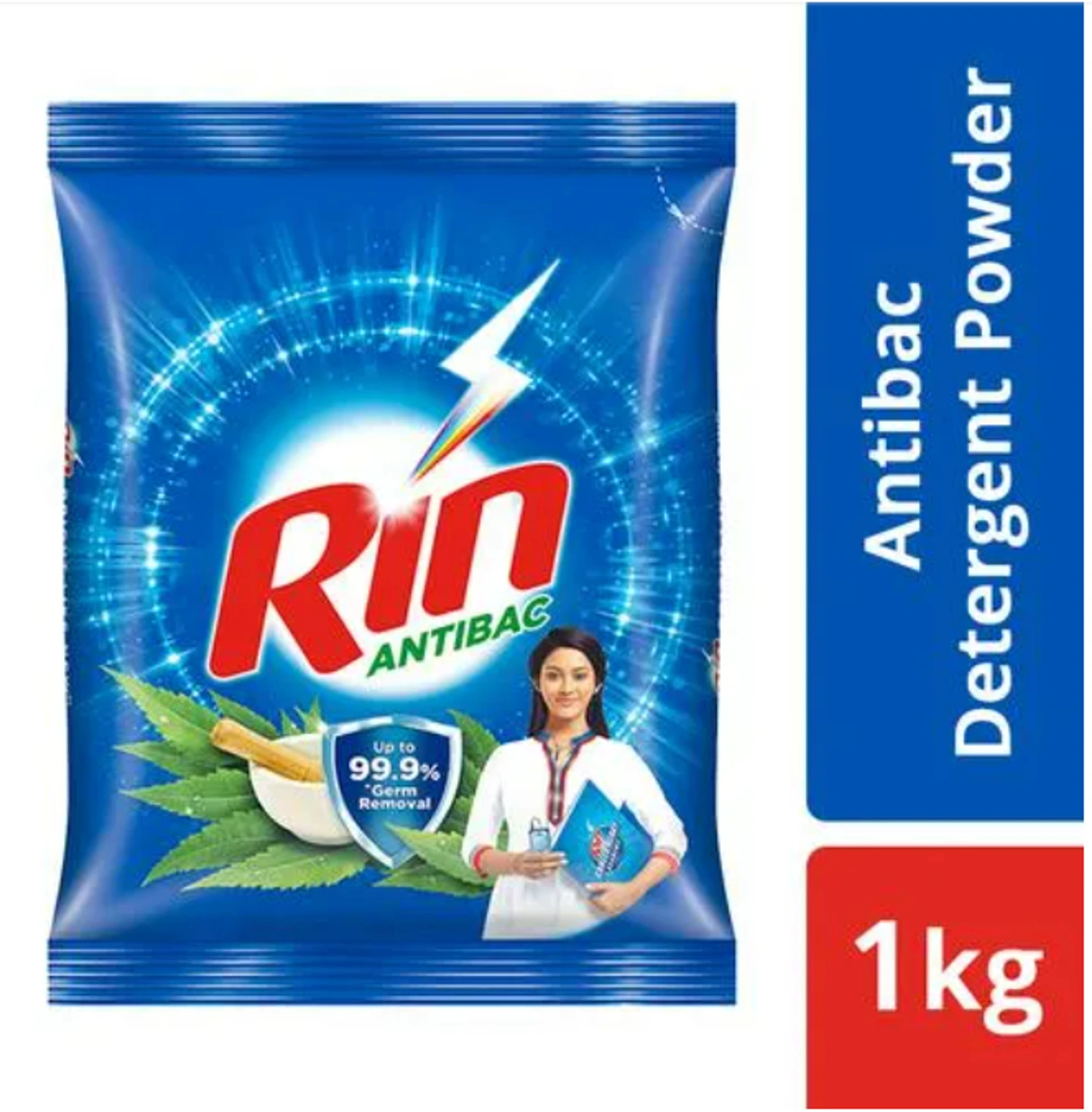 Rin Detergent Washing Powder, Anti Bacterial-1kg