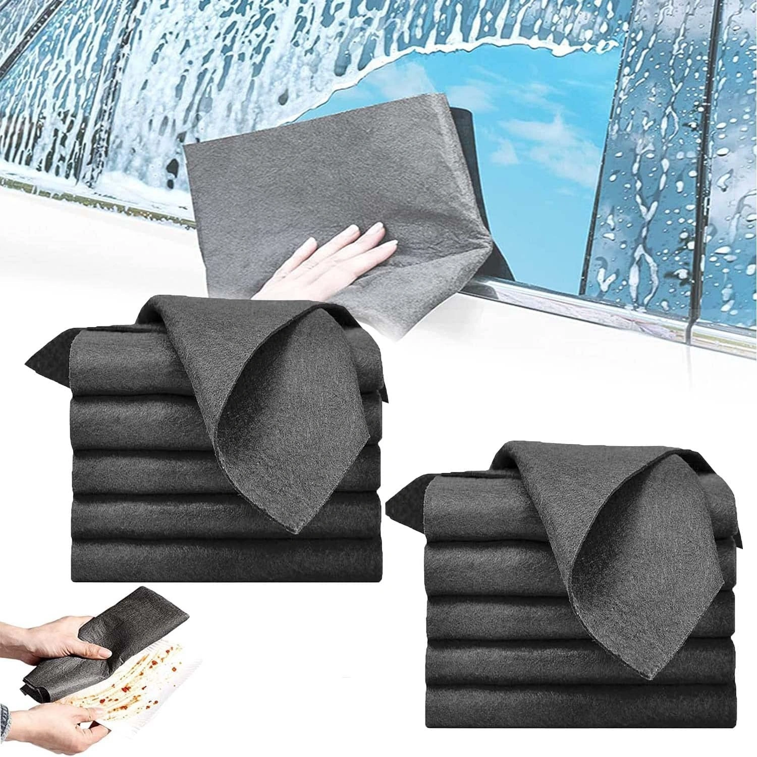 Black Cleaning Cloth 25*25 CM
