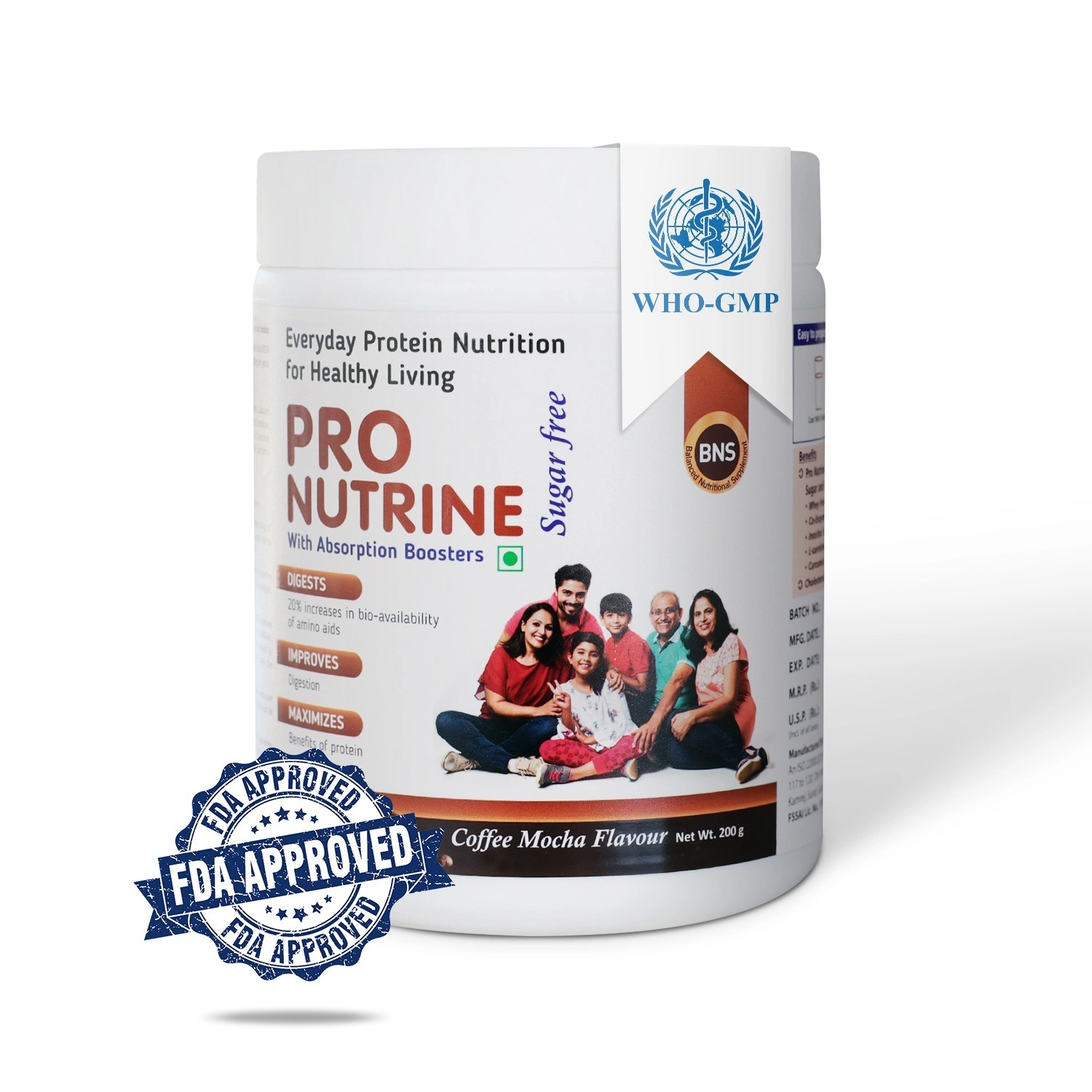 PRO NUTRINE Family Protein Powder Drink for Entire Family - 400 Grams
