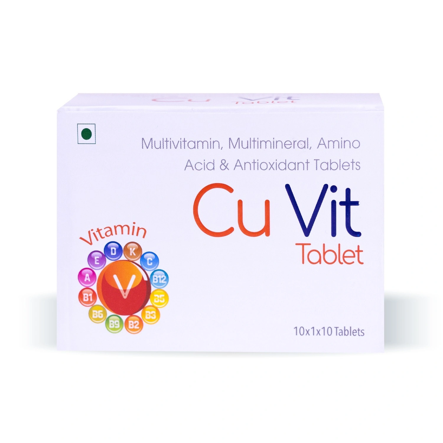 CUTIS Cu Vit Tablet with Multivitamin Multiminerals Amino Acid (20 Tablets)