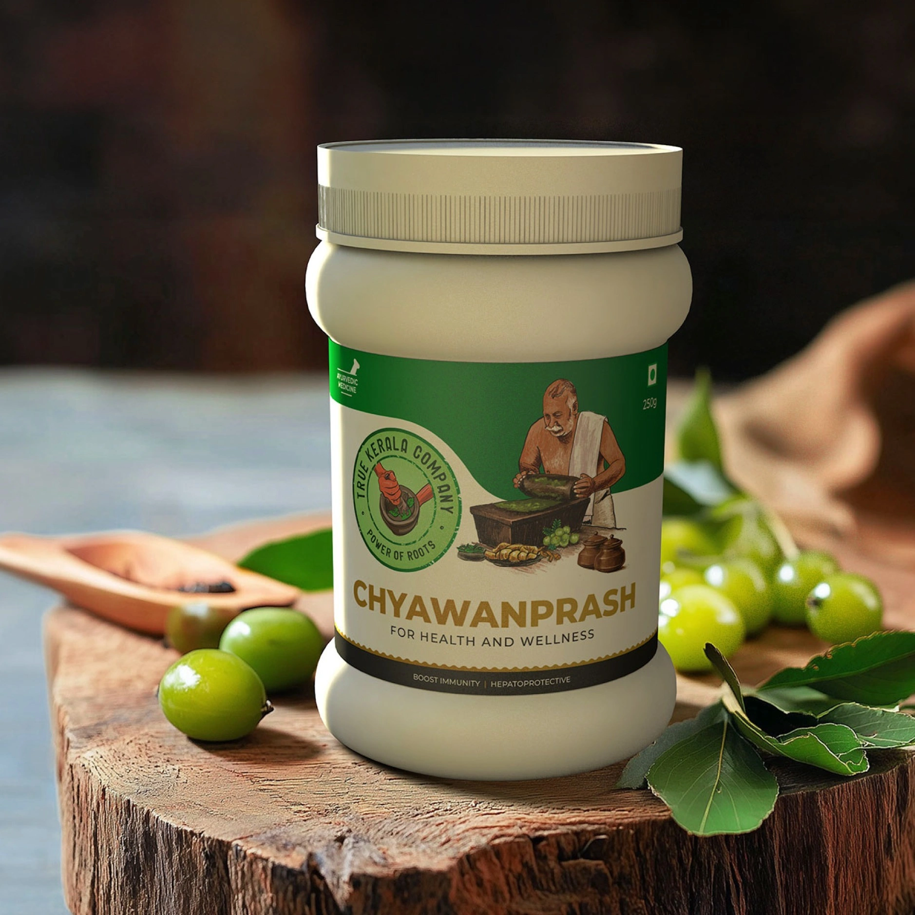 True Kerala Company Sugar-Free Chyawanprash – 200g, With Amla & 40 ...