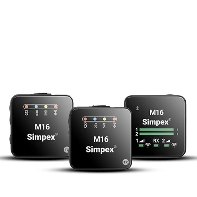 Simpex M16 Wireless Microphone System – For DSLR, Camcorders ...