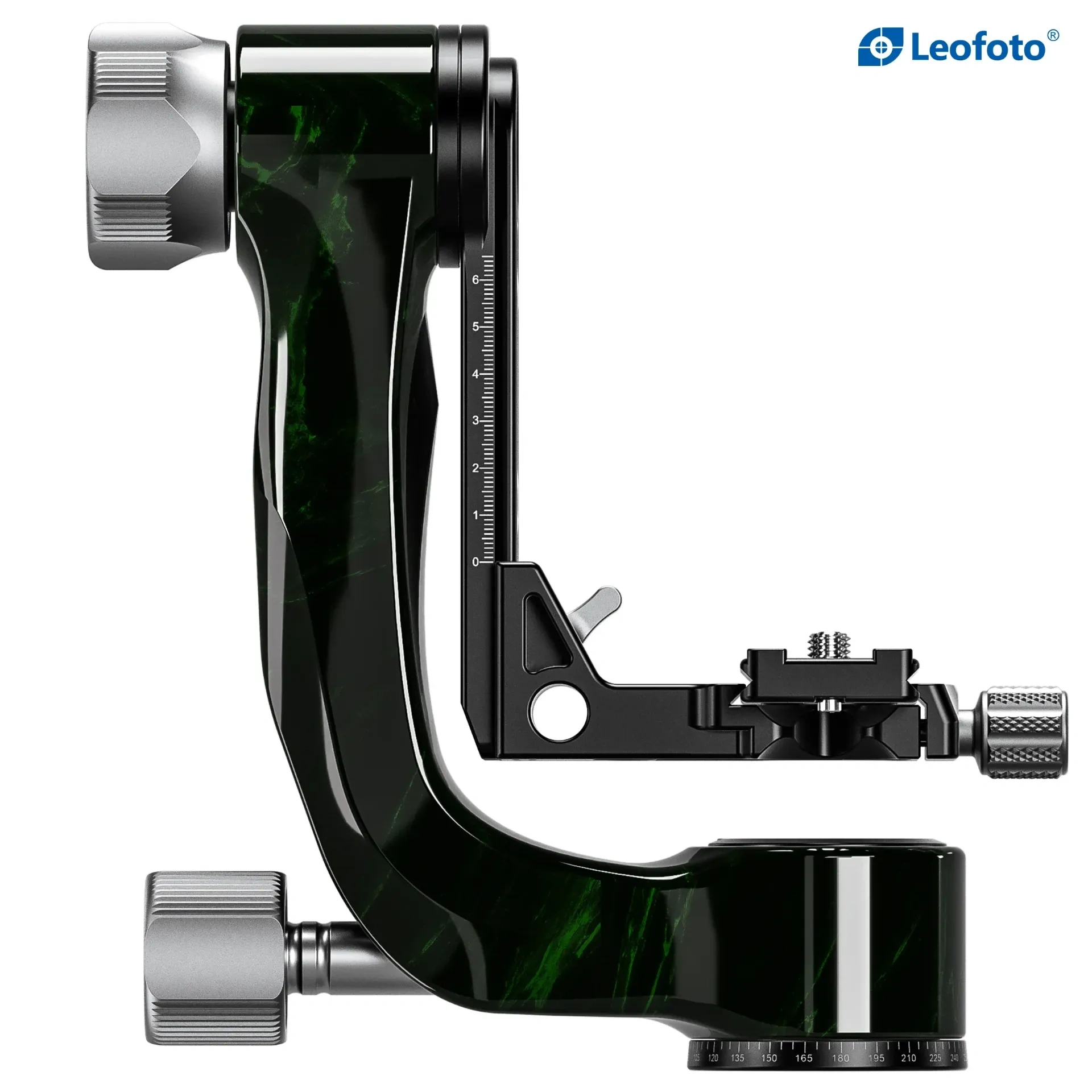 Leofoto PG-3 Gimbal Head – Carbon Fiber for Heavy Lenses