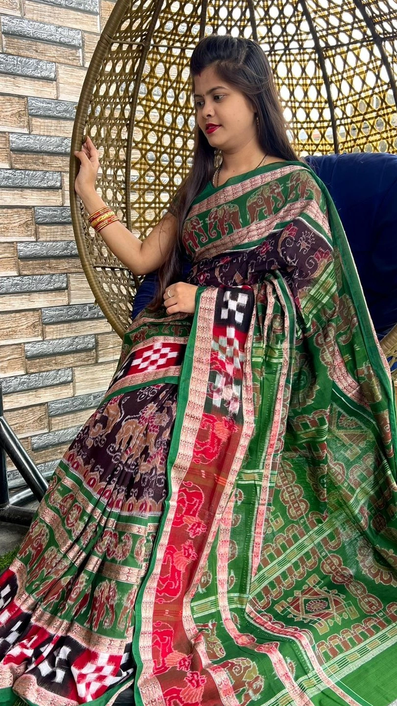 101052 Sambalpuri Handloom Saree New Design