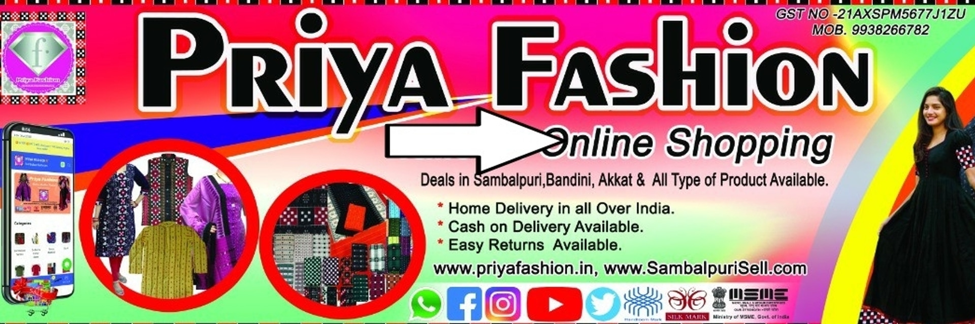Priya Fashion Sambalpuri Sarees, Kurtis, Dresses and Shirts...