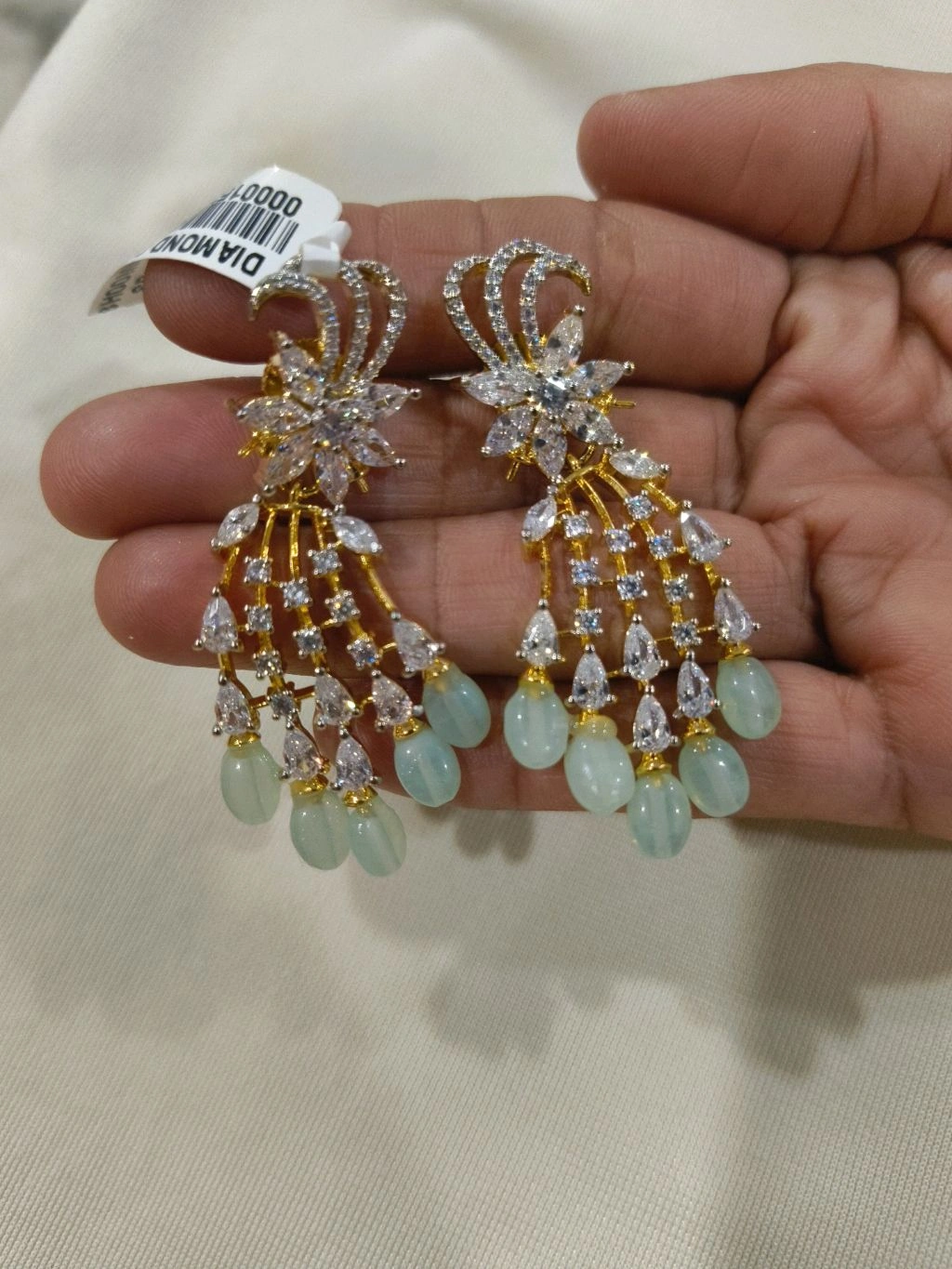 DIAMOND COPY EARRINGS