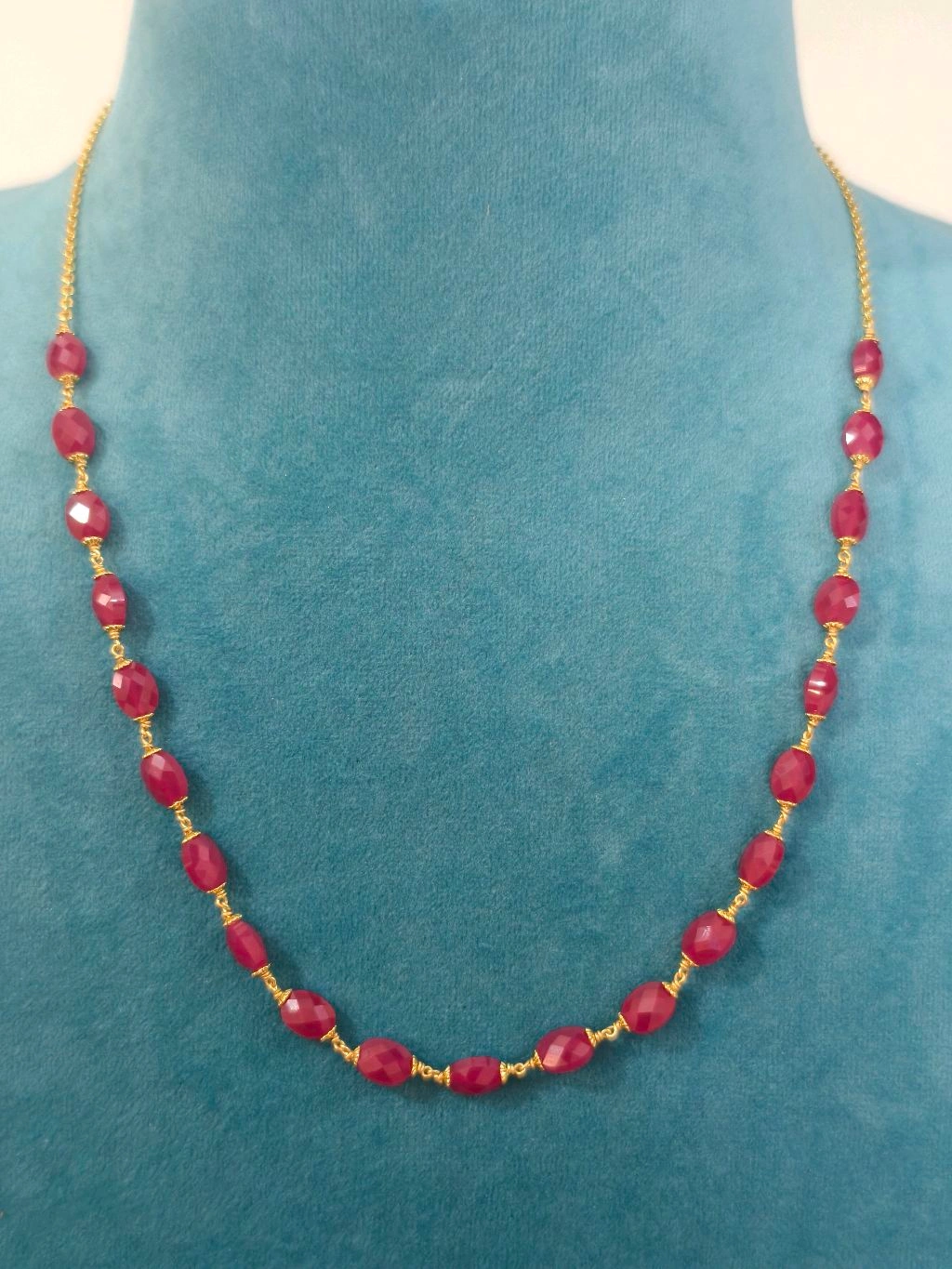 Chetan Ruby Chain With Kattutheega