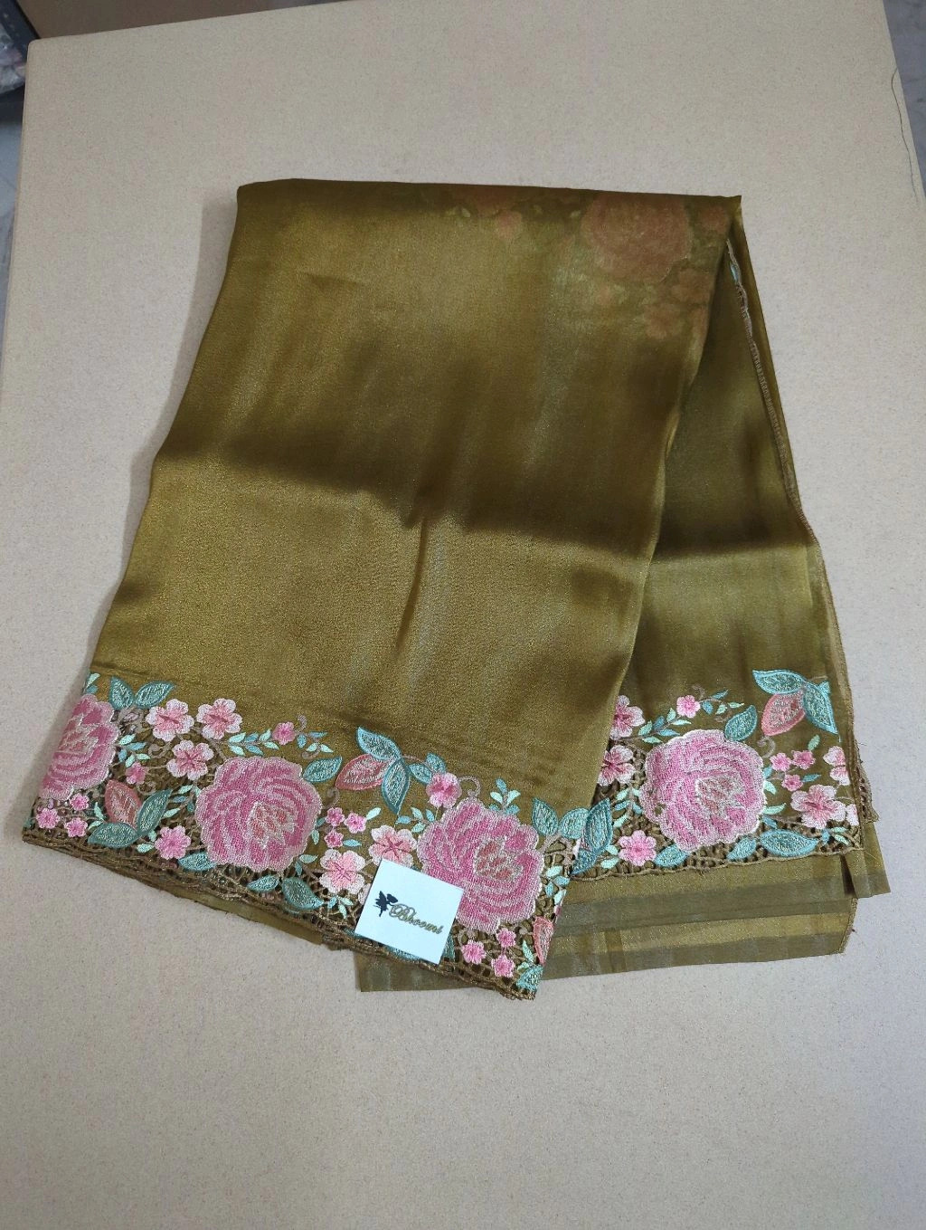 Designer Saree With Rich Embroidery