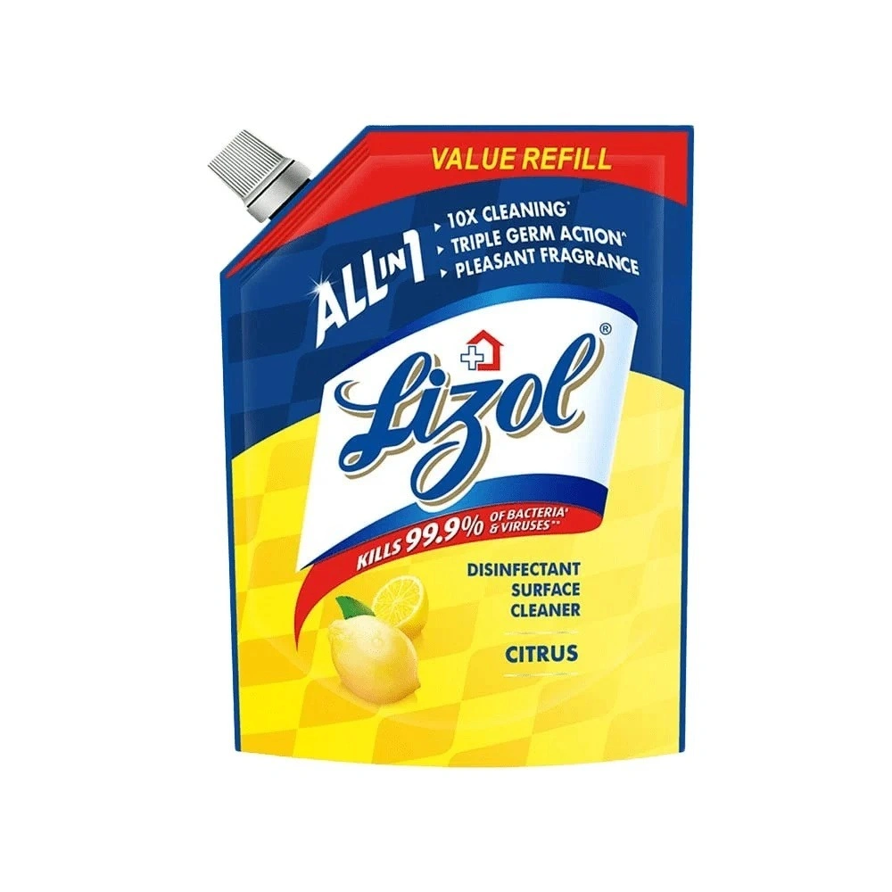Lizol Disinfectant Surface & Floor Cleaner (Citrus) - 1.8 ltr