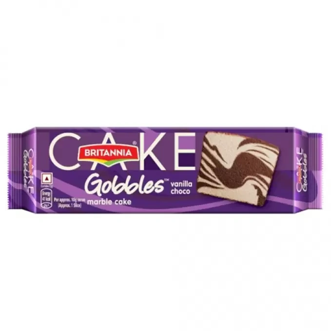 Britannia Vanilla Choco Marble Slice Cake - 110 gm
