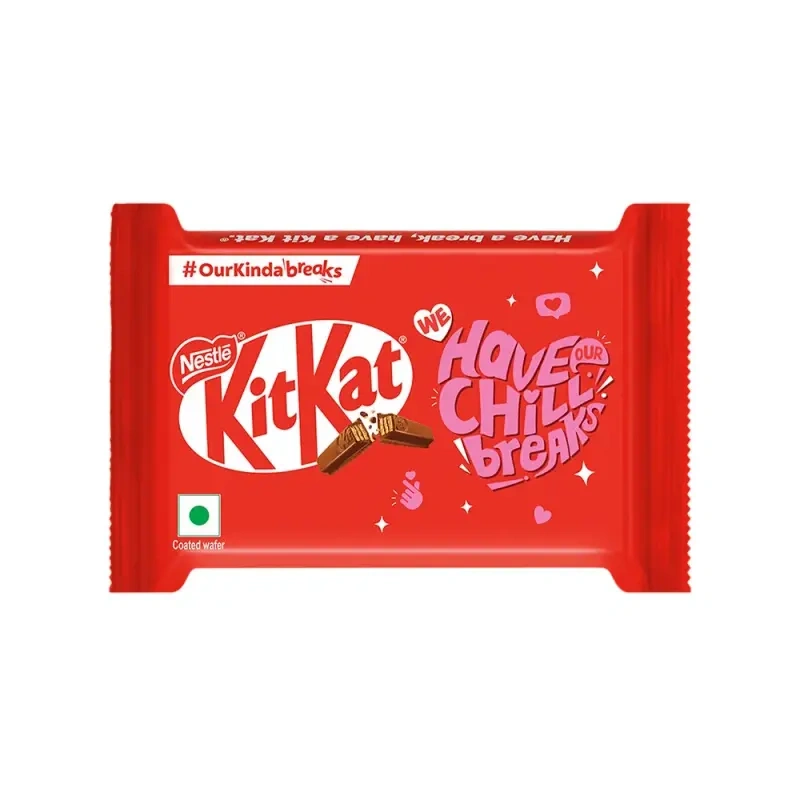 Nestle Kitkat Love Break, 4 Fingers Wafer Chocolate Bar - 38.5 Gm