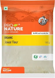 Pro Nature 100% Organic Organic Jowar Flour - 500 gm