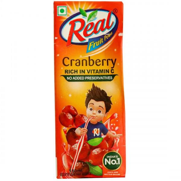 Real Fruit Power Cranberry - 180 ml