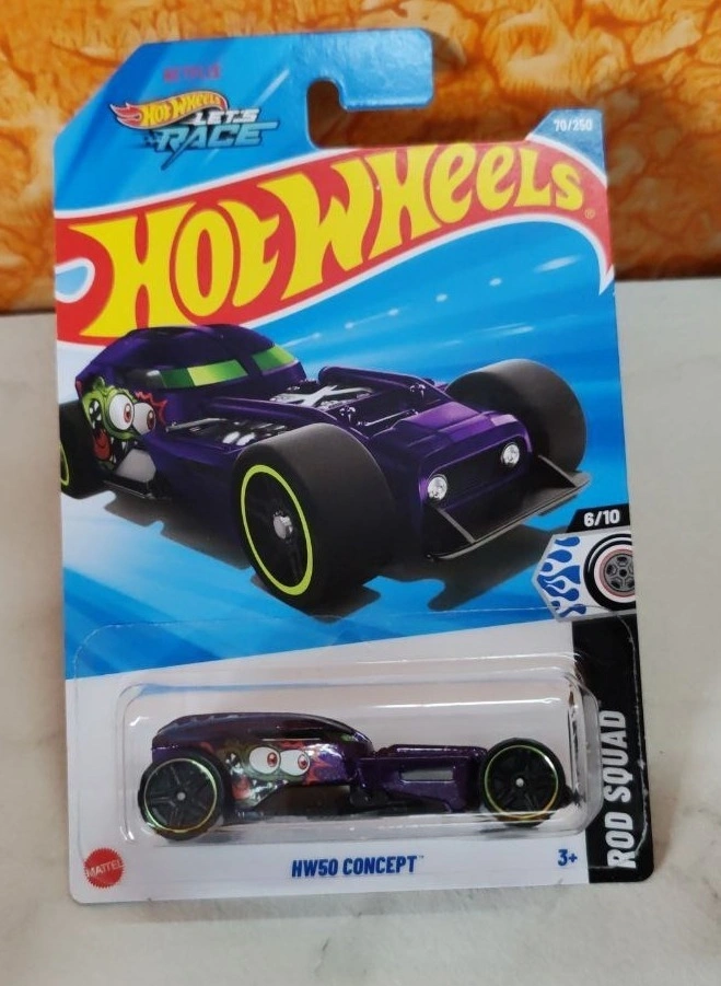 Hot Wheels 1:64 Scale | HW50 CONCEPT | ROD SQUAD | Violet | 6/10 | 70/250