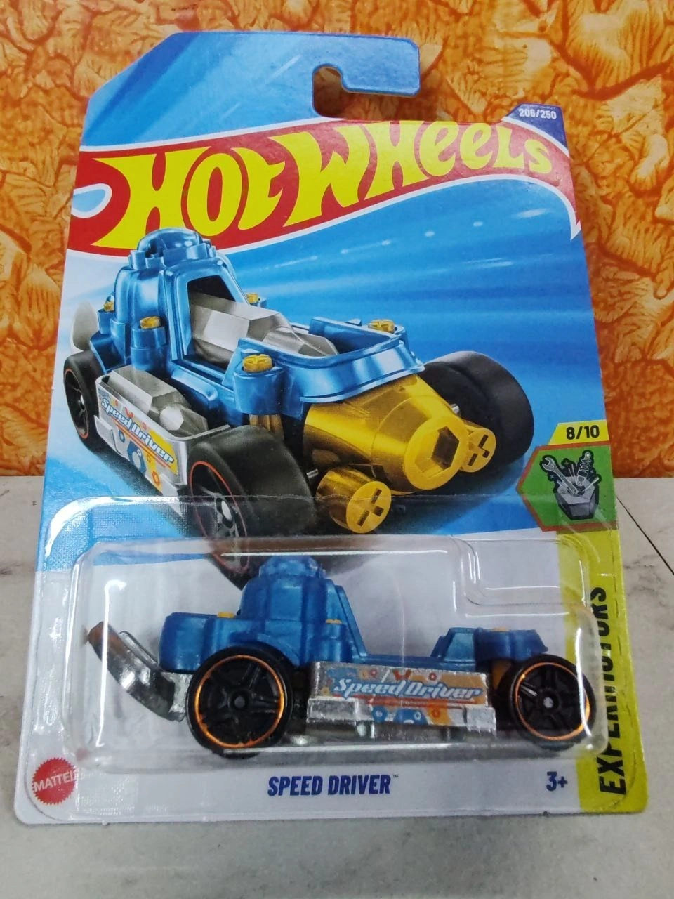Hot Wheels 1:64 Scale | SPEED DRIVER | Experimotors | blue | 8/10 | 206/250