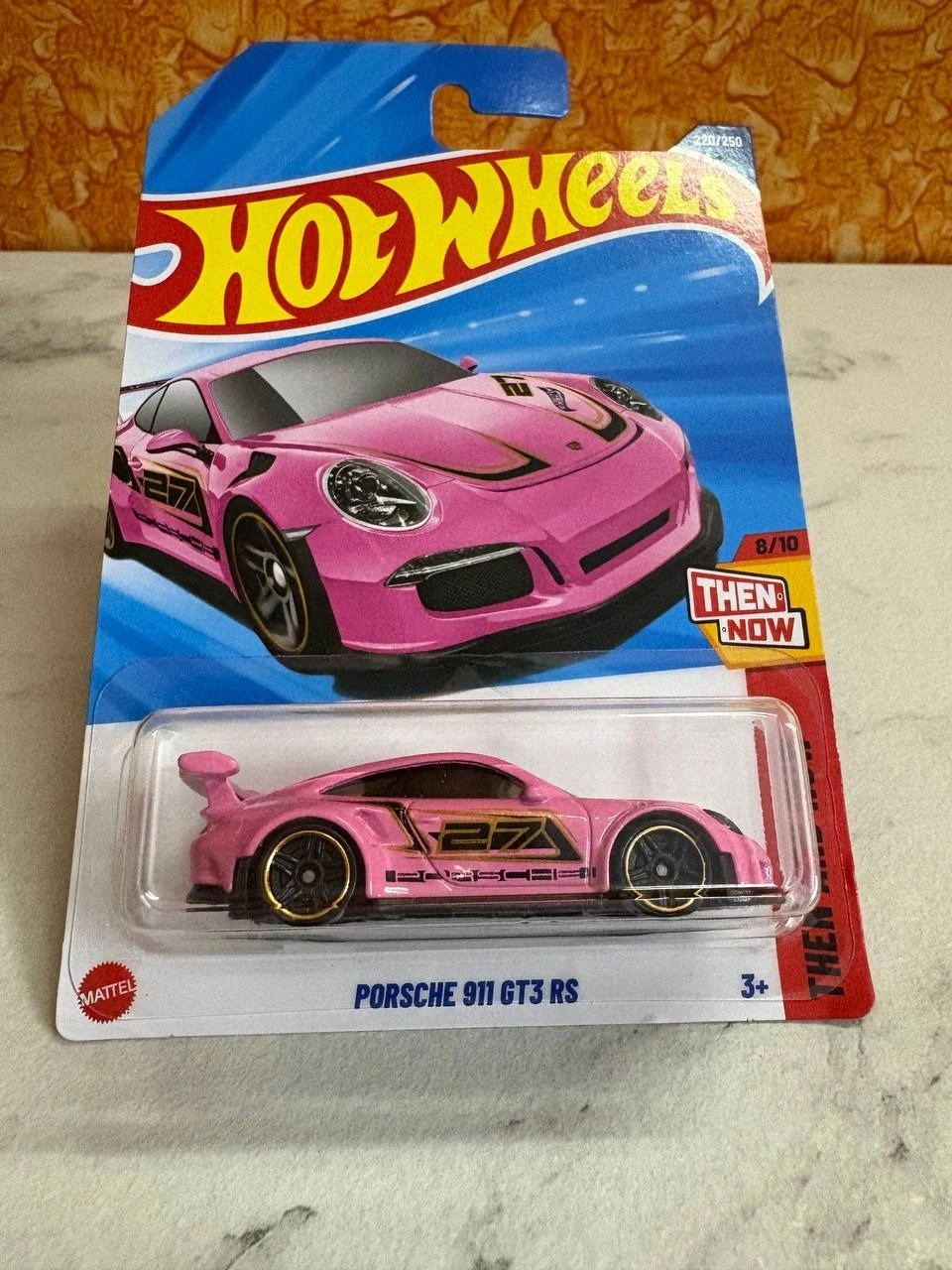 Hot Wheels 1:64 Scale | PORSCHE 911 GT3 RS | Then And Now | PINK | Case ...