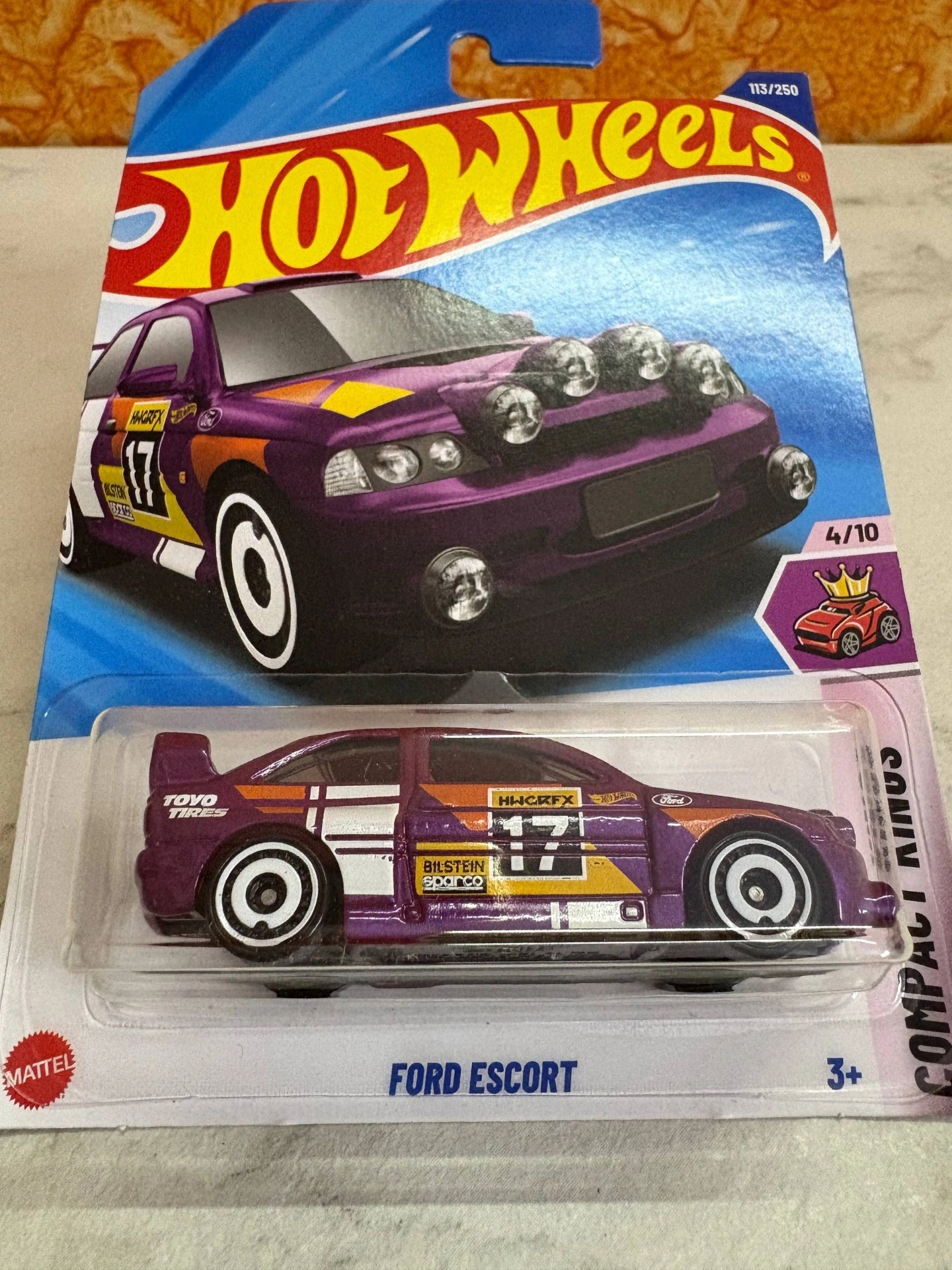 Hot Wheels 1:64 Scale | FORD ESCORT | Compact Kings | Purple | Case L&M ...
