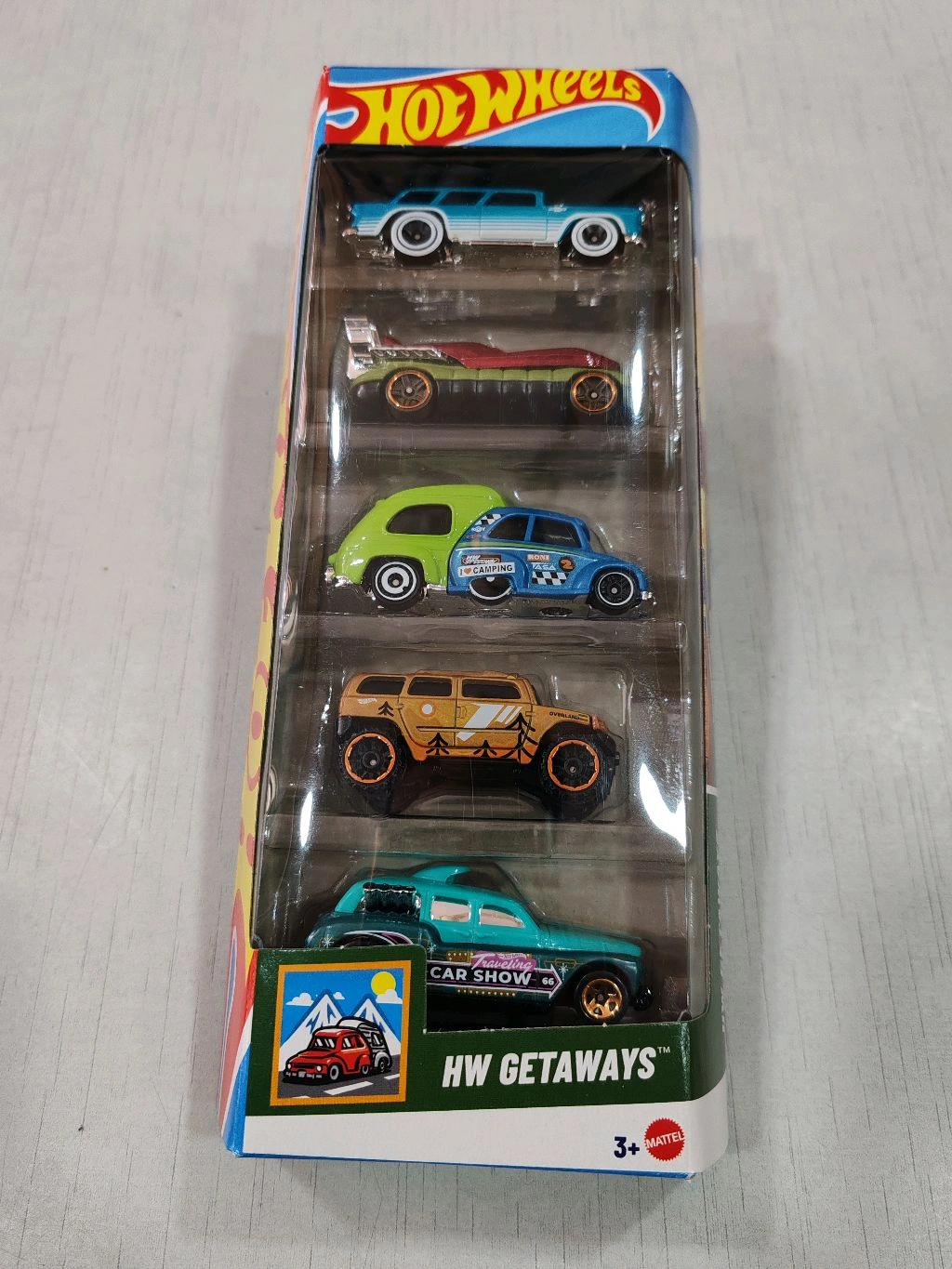 Hot Wheels HW GETAWAYS Pack of 5 ( HOVER STORM | CLASSIC NOMAD | RV ...