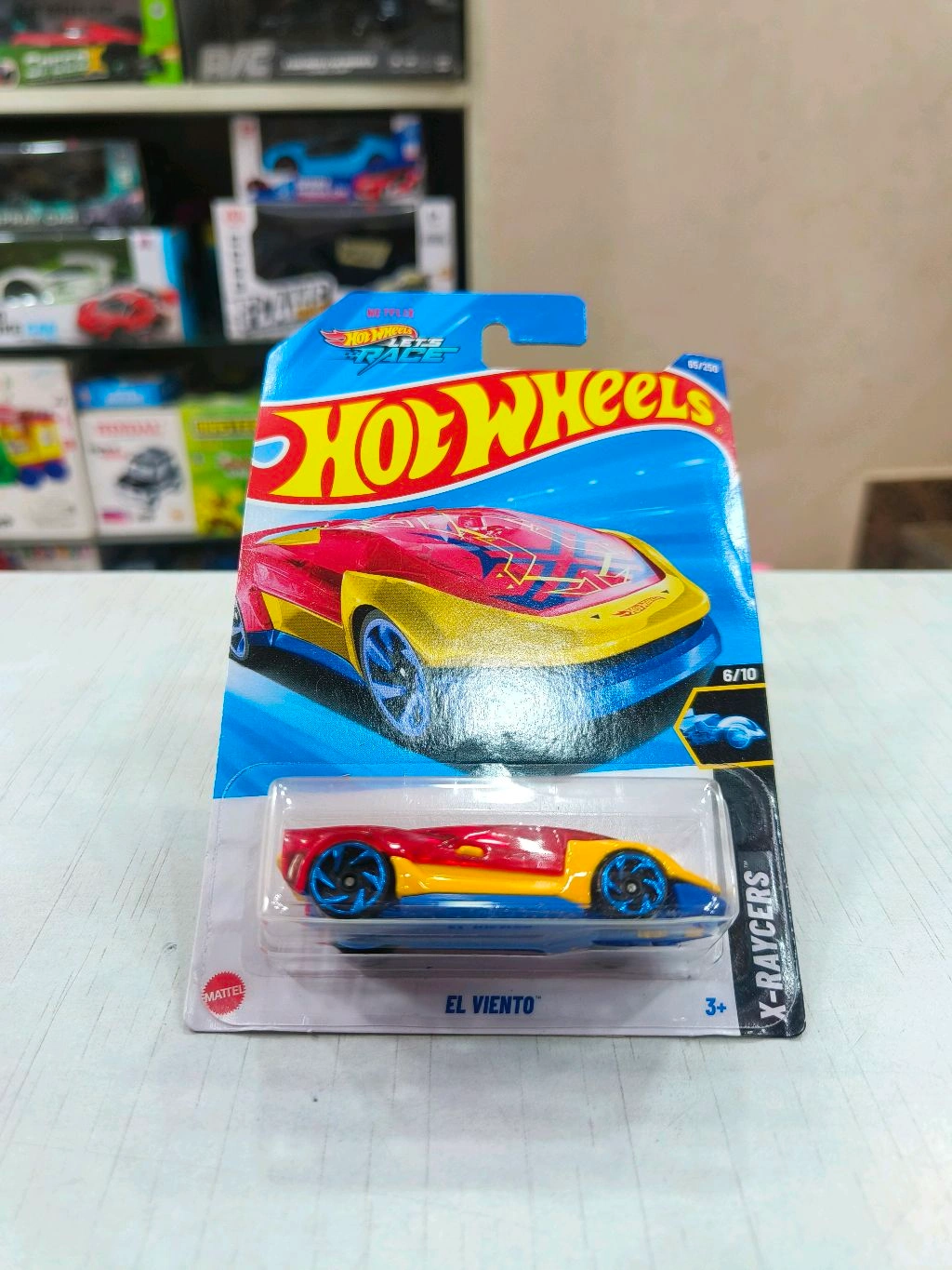 Hotwheels | EL VIENTO | X-Raycers | RED | IMPORTED | H CASE | 65/250