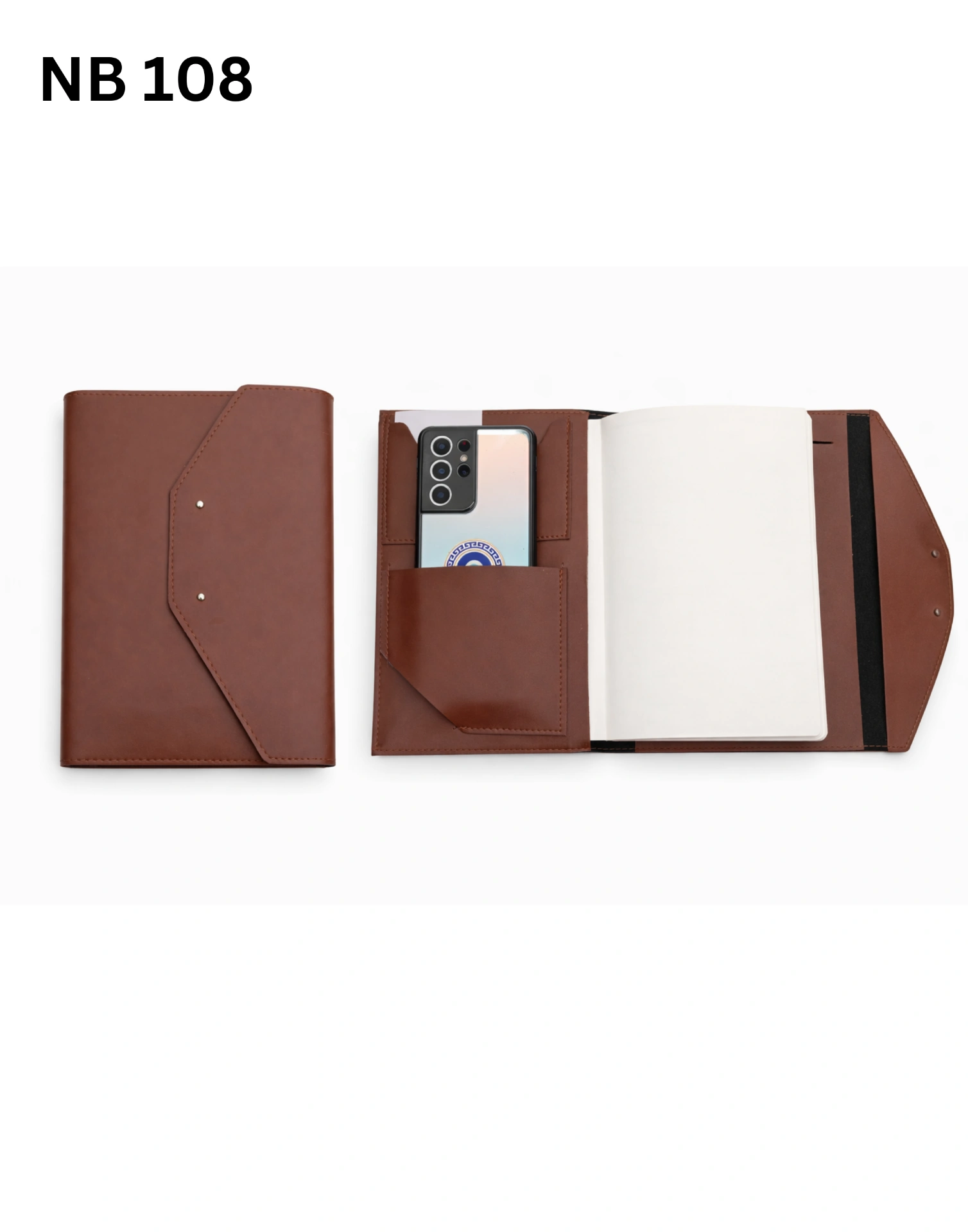 NB 108 Folder A5 Brown Notebook