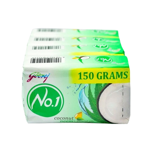 GODREJ NO.1 COCONUT&NEEM SOAP 150gX3 WRP