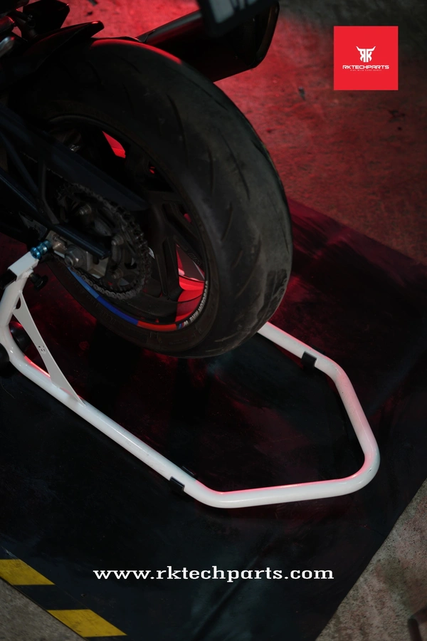RKTECH UNI PADDOCK STAND -PEARL WHITE