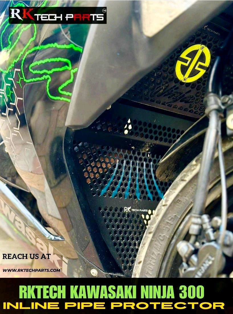 RKTECH Inline Pipe Protector for KAWASAKI NINJA 300