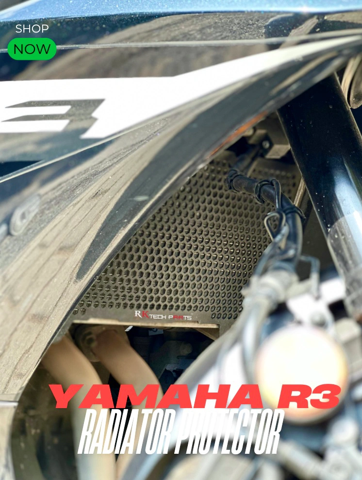 RKTECH Aluminium Radiator Guard for YAMAHA R3