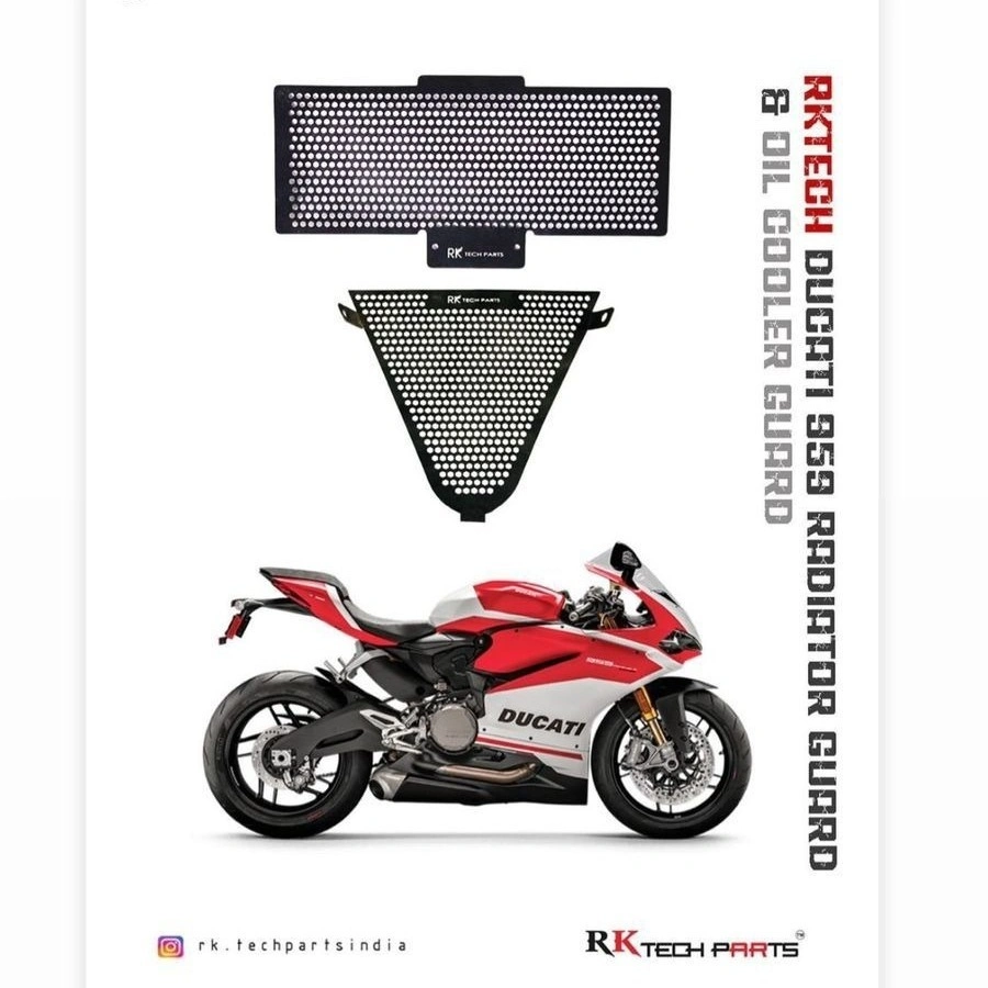 RKTECH Radiator Guard & Oil Cooler Guard For DUCATI 959 PANIGALE
